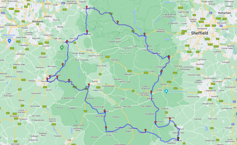 Peak District Loop (Cat & Fiddle and Snake Pass) - RigsVille.com